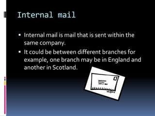 Mail handling powerpoint elizabeth | PPTX