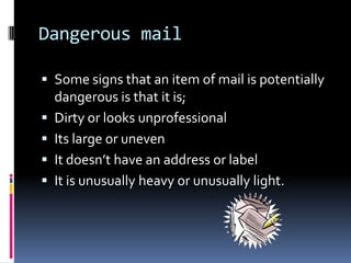 Mail handling powerpoint elizabeth | PPTX