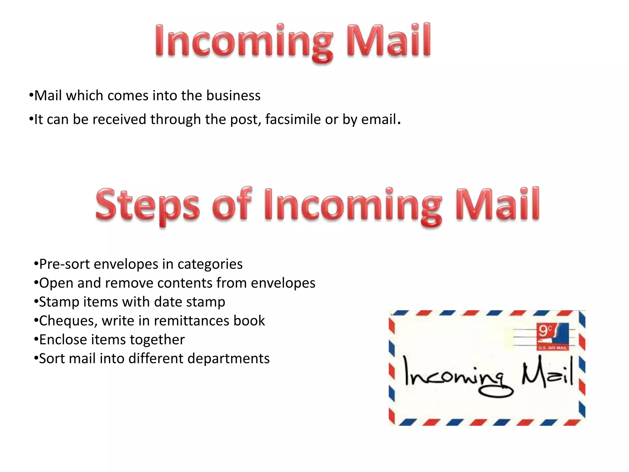 Mail handling revision lara h | PPTX | Email | Internet