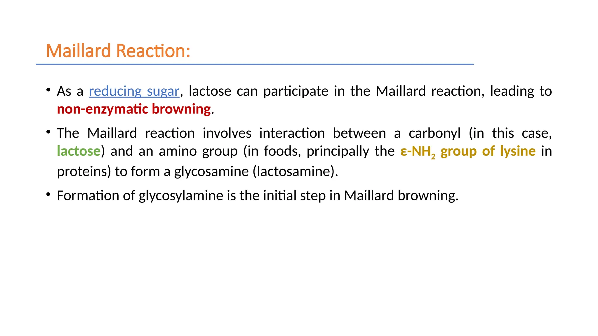 Maillard browning reaction in Dairy products | PPTX