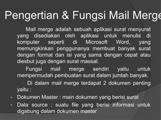 Mail merge.ppt