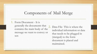 Mail Marge.pptx | Email | Internet