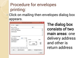 Mail merge | PPT | Free Download