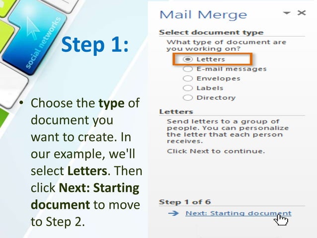 Mail merge | PPTX | Email | Internet