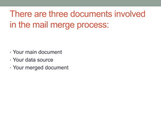 Mail merge | PPTX