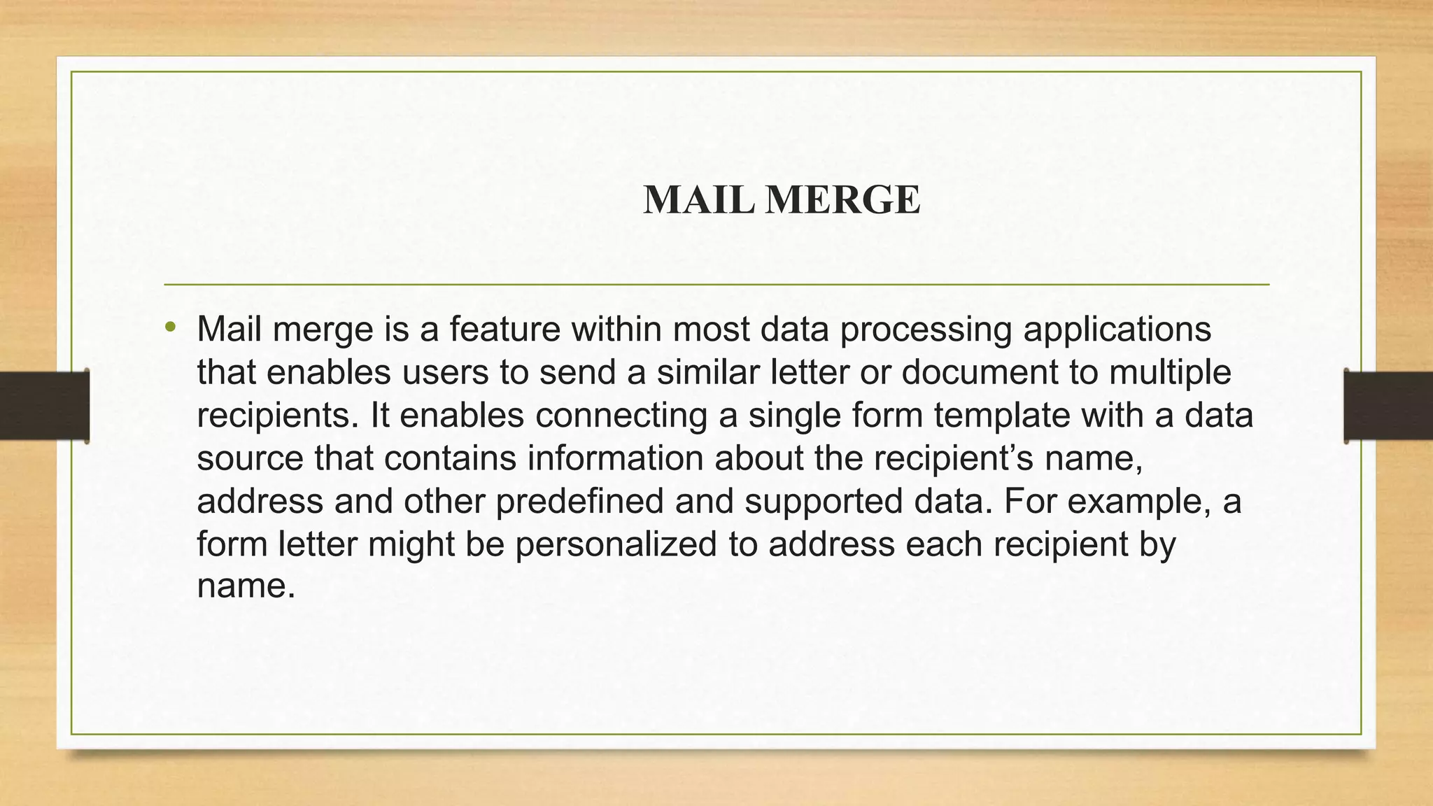 MAIL Merge.pptx