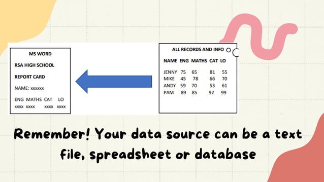 MAIL MERGE - Computer Applications Technology | PDF