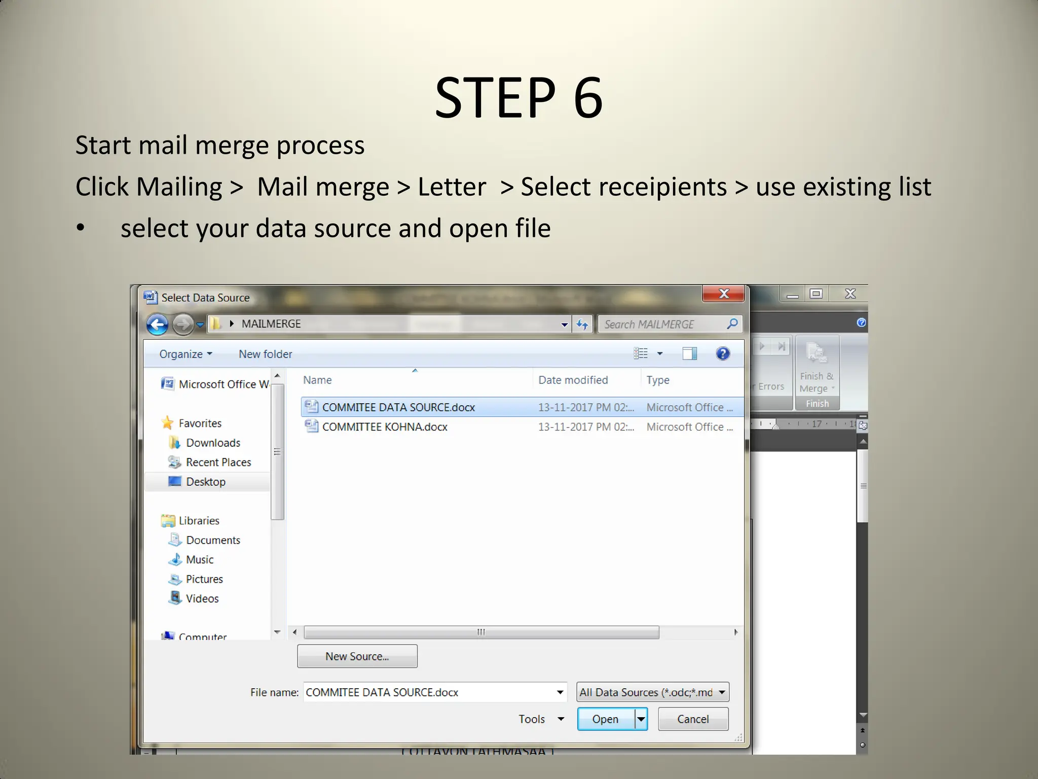 Mail merge-MAIL MERGE DATA SOURCE USING MS WORD.pdf
