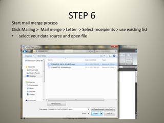 Mail merge-MAIL MERGE DATA SOURCE USING MS WORD.pdf