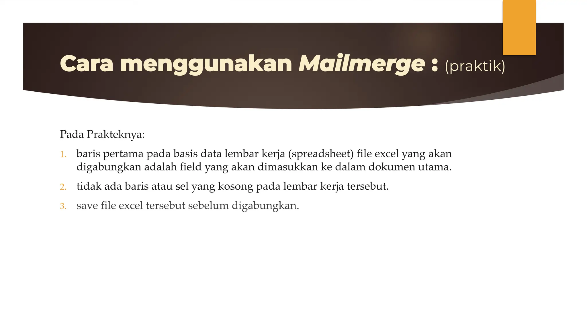 Mailmerge Apa & Bagaimana : Cara Menggunakan | PDF