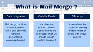 Streamline Your Communication Efforts: Mastering Mail Merge in MS Word for Efficient ...