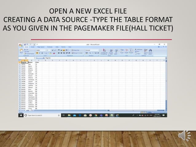 Mail merge in page maker 7 | PPTX | Computing | Technology & Computing