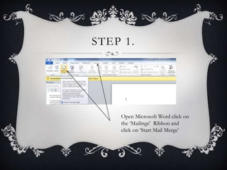Microsoft Word - Mail Merge Tutorial | PPTX