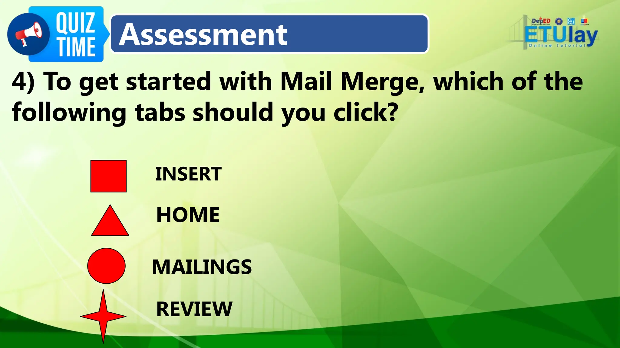 Slide Decks for Mail Merge, Empowerment Technologies | PPTX