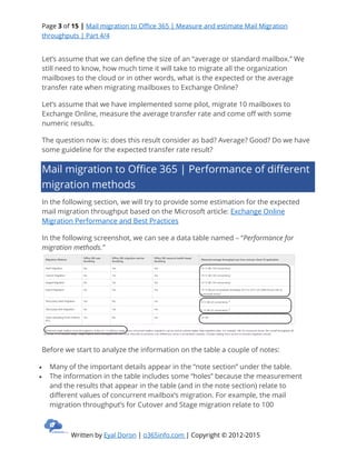 Mail migration to office 365 measure and estimate mail migration ...