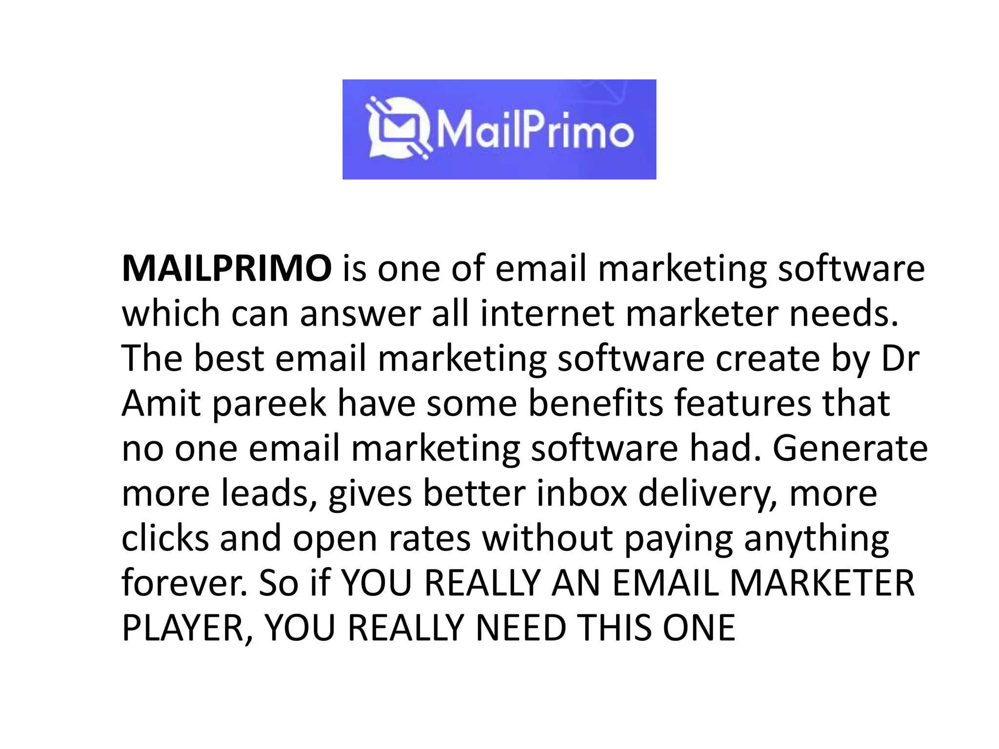 Mailprimo | PPTX