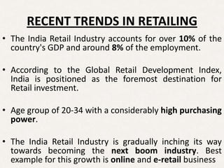 Retail formats in india | PPSX