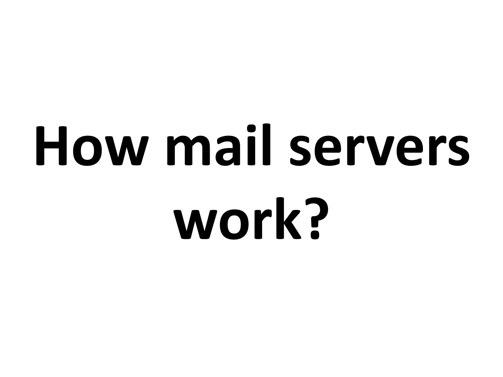 Mail server | PPSX