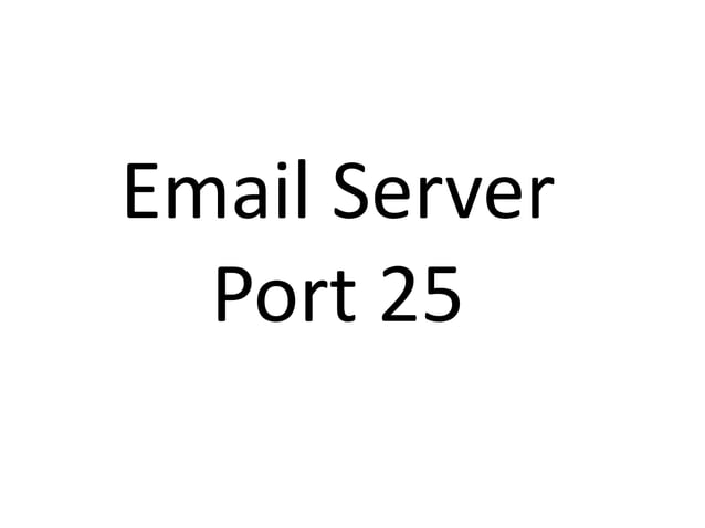 Mail server | PPSX