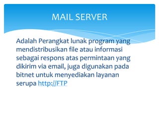 Mail server | PPTX