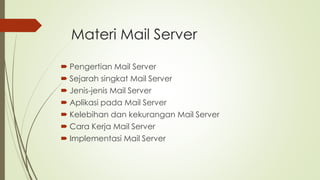 Mail server | PPTX