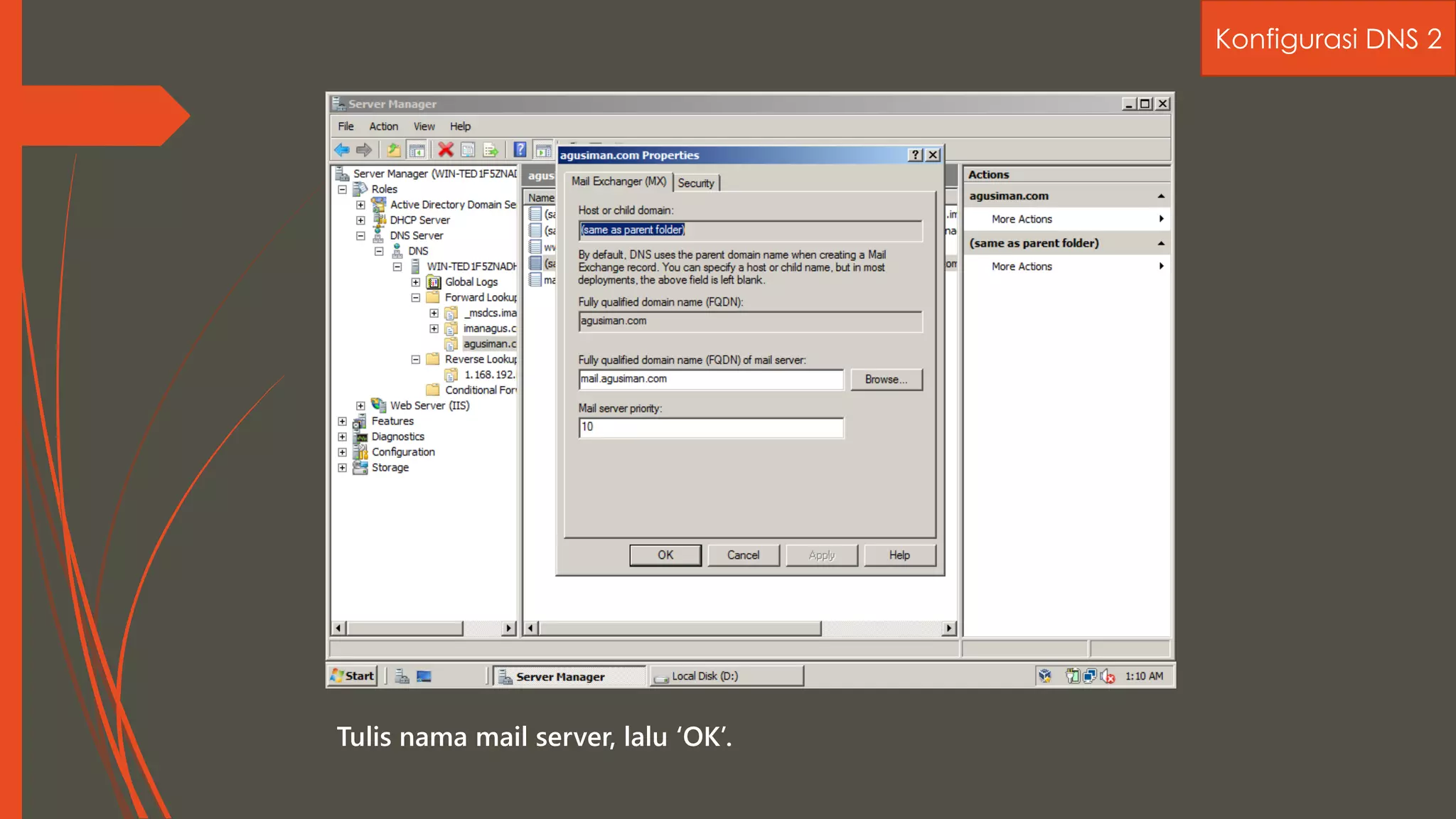 Mail Server Windows Server 2008 | PPTX