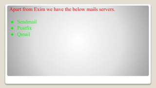 Mail server | PPTX