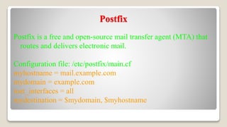 Mail server | PPTX