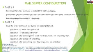 Mail server configuration | PPTX
