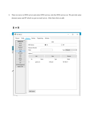 Mail server on cisco packet tracer | PDF