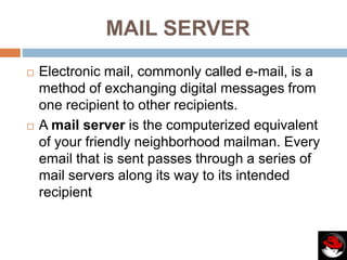 Mail server on linux | PPTX