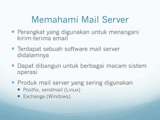 Introduction to Mail Server | PDF