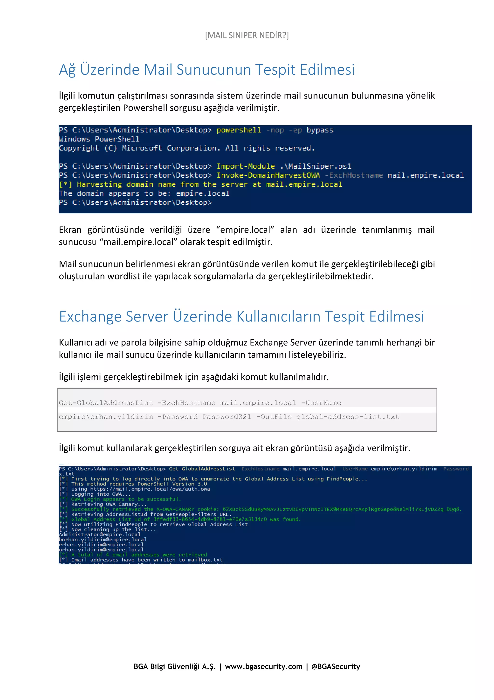 Mail Sniper Nedir? | PDF