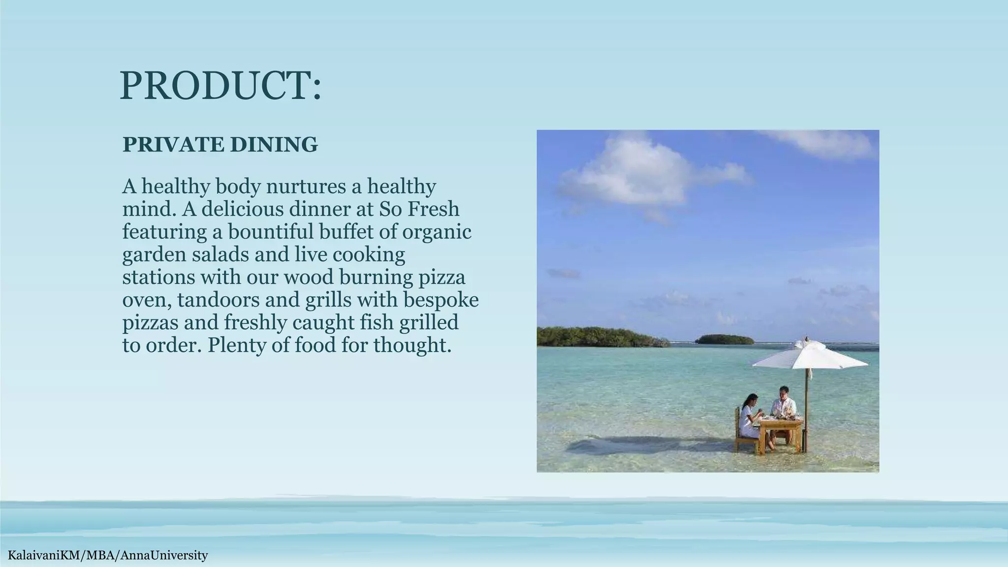 Beach Resort Marketing Mix | PPTX