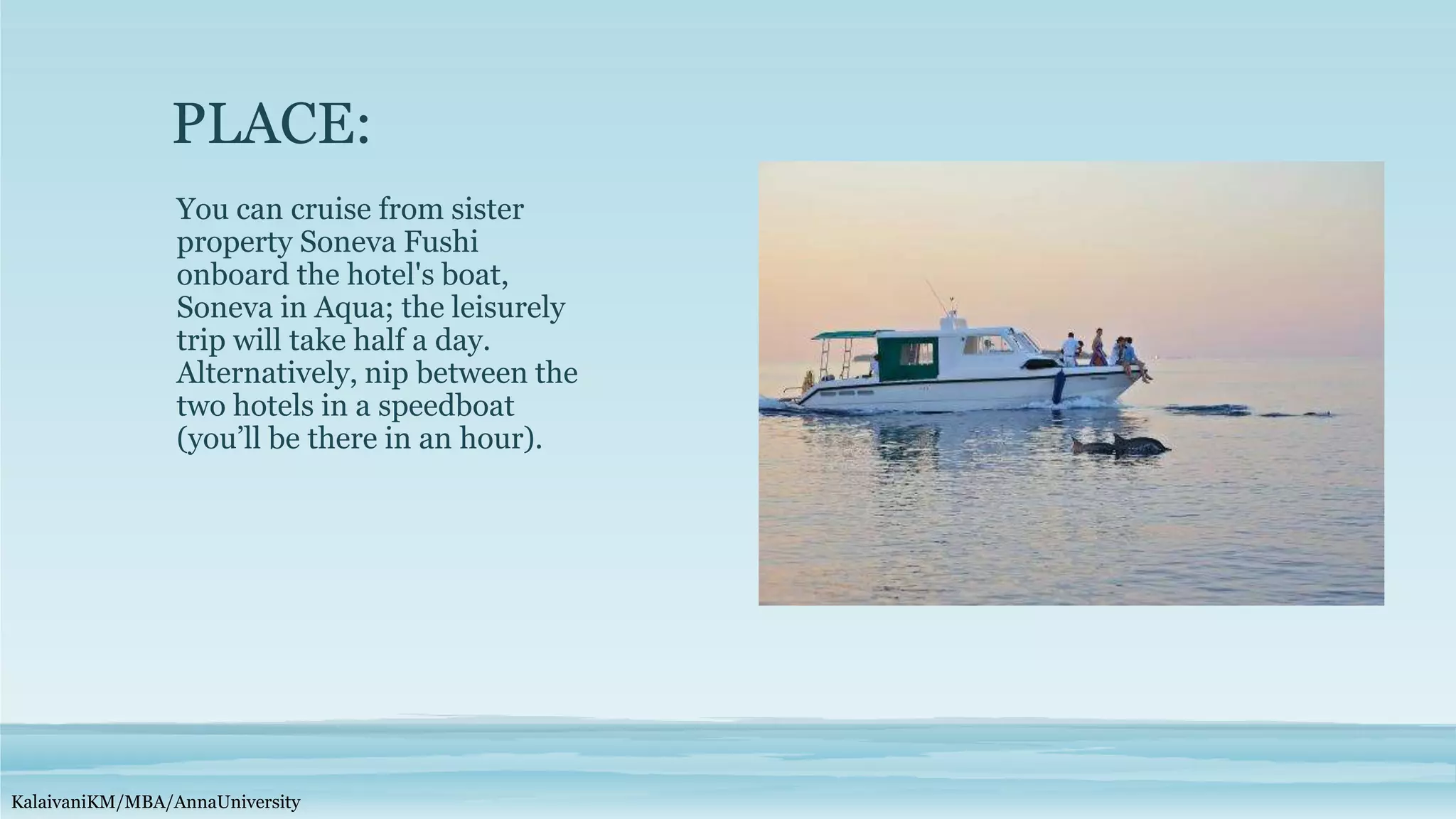 Beach Resort Marketing Mix | PPTX