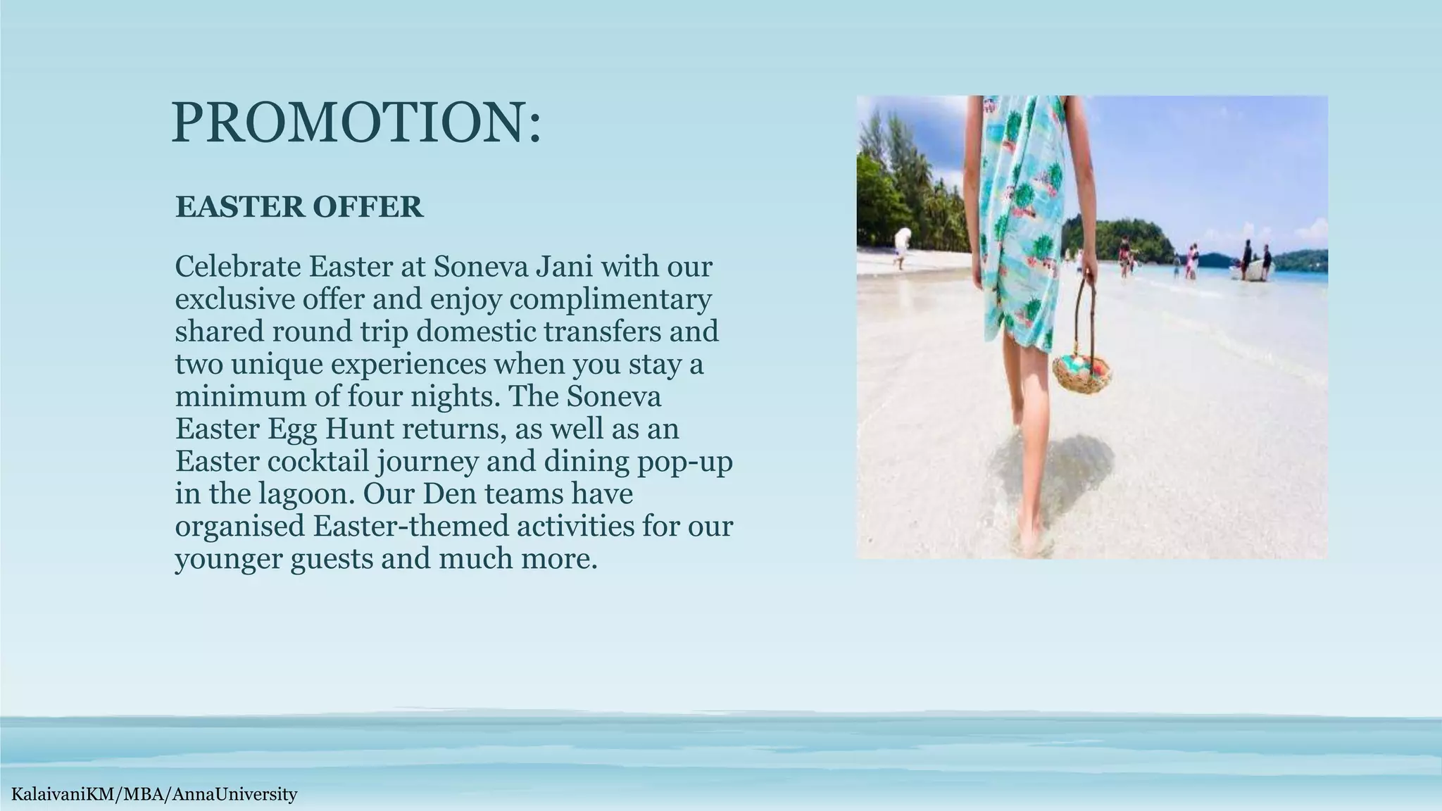 Beach Resort Marketing Mix | PPTX