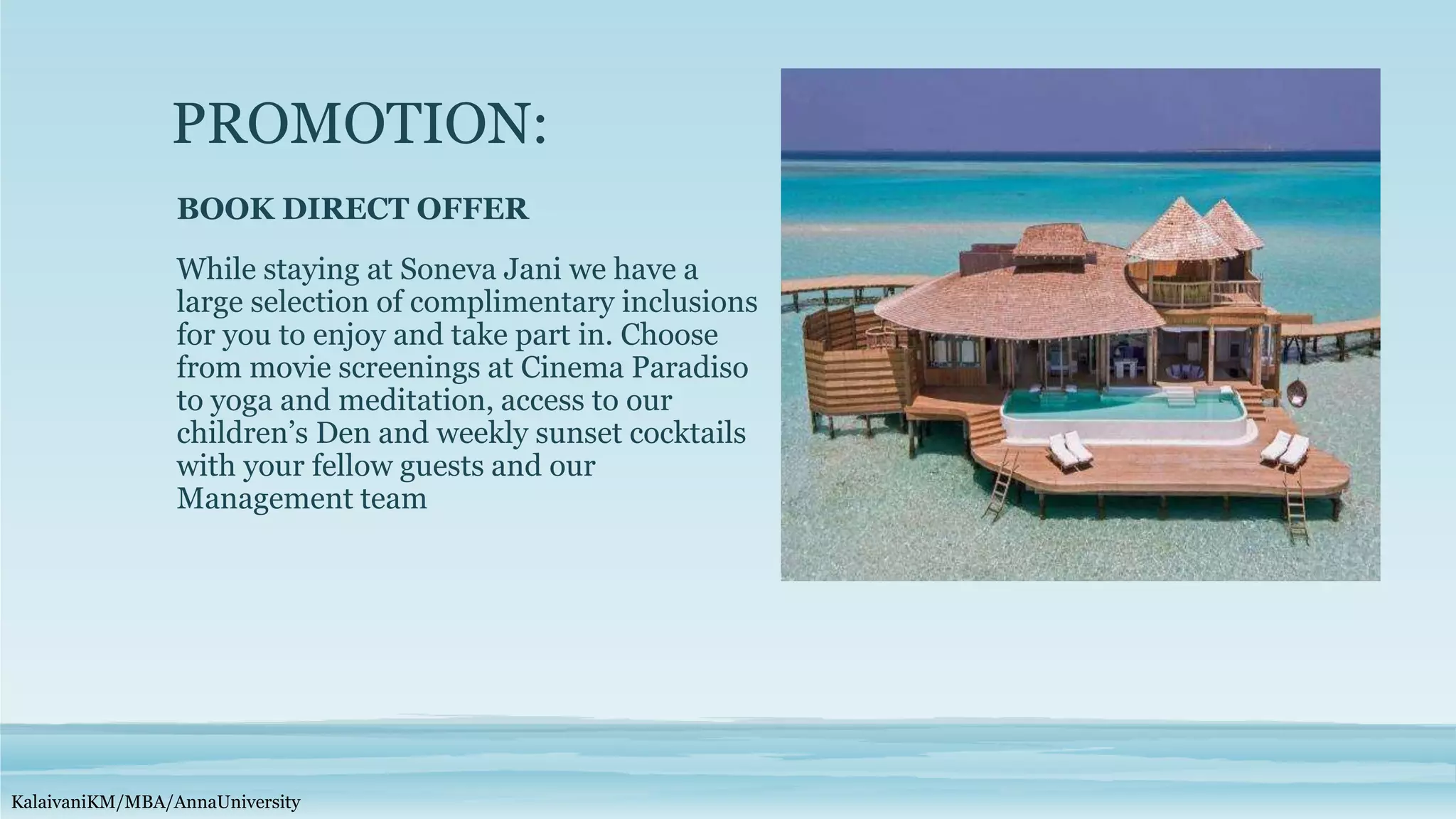 Beach Resort Marketing Mix | PPTX