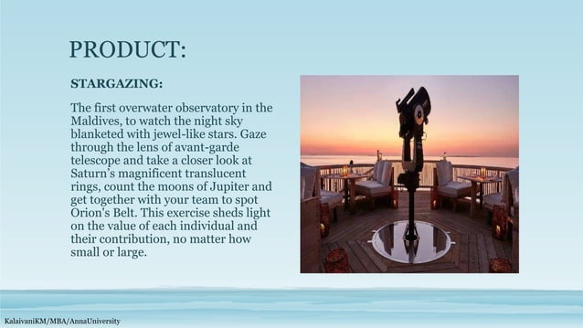 Beach Resort Marketing Mix | PPTX