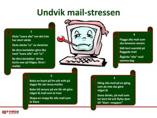 Undvik mail-stressen | PDF | Email | Internet