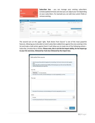 Mailwizz customer manual | PDF