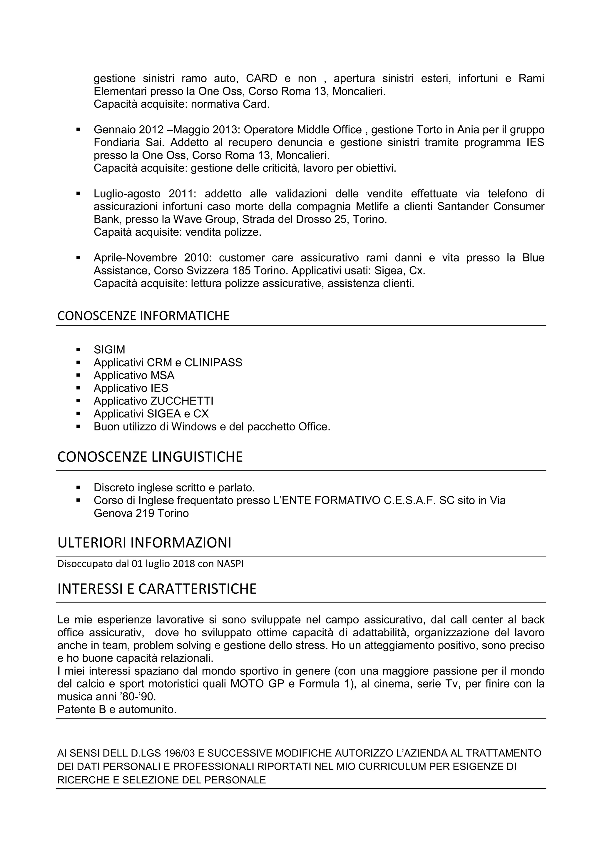 Maimone paolo cv | PDF
