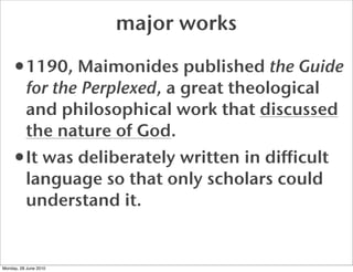 Maimonides | PDF