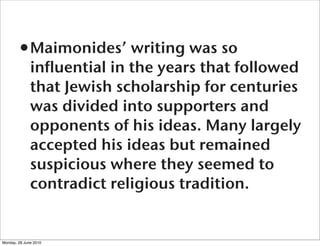 Maimonides | PDF
