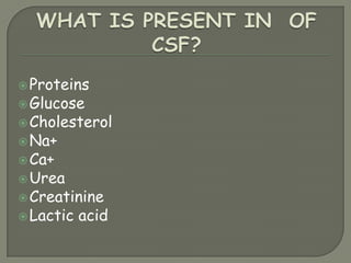 CYTOLOGY OF CSF | PPTX