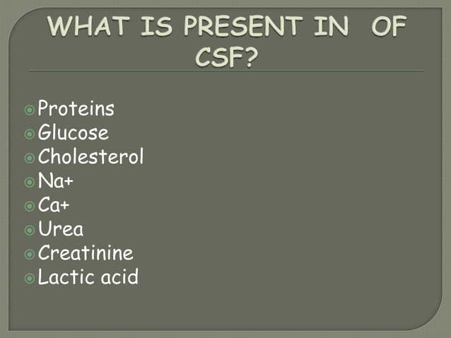 CYTOLOGY OF CSF | PPTX