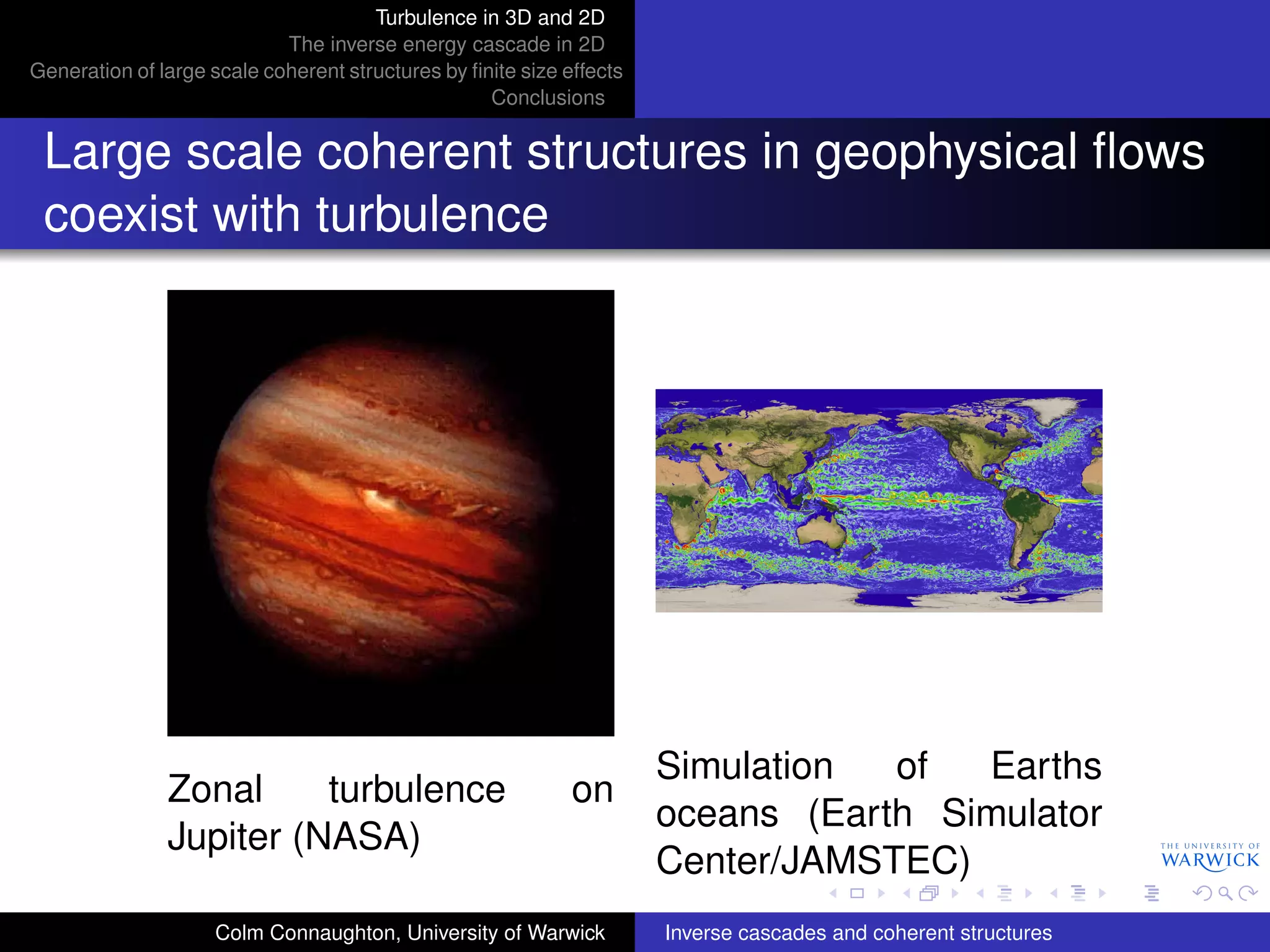 Large scale coherent structures and turbulence in quasi-2D hydrodynamic ...