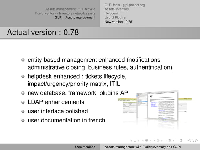 Assets management with FusionInventory and GLPI | PDF