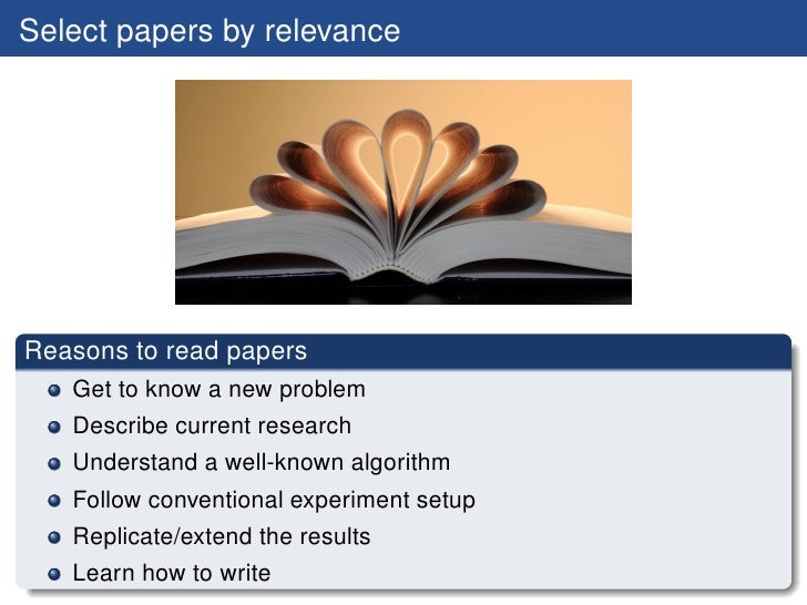 How To Read Academic Papers How To Read Academic Papers