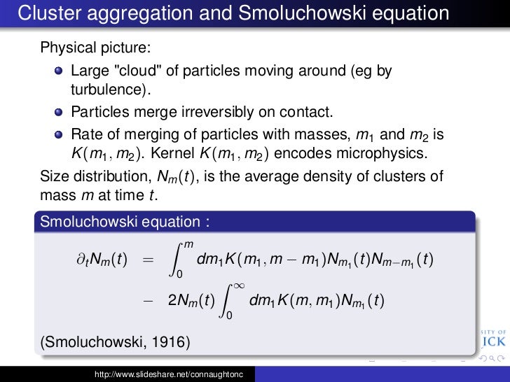 The Inverse Smoluchowski Problem, Particles In Turbulence 2011, Potsd…