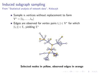 A discussion on sampling graphs to approximate network classification functions | PPT